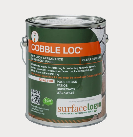 Cobble Loc - Two-Part Water-Based Clear Concrete Sealer – StoneTools